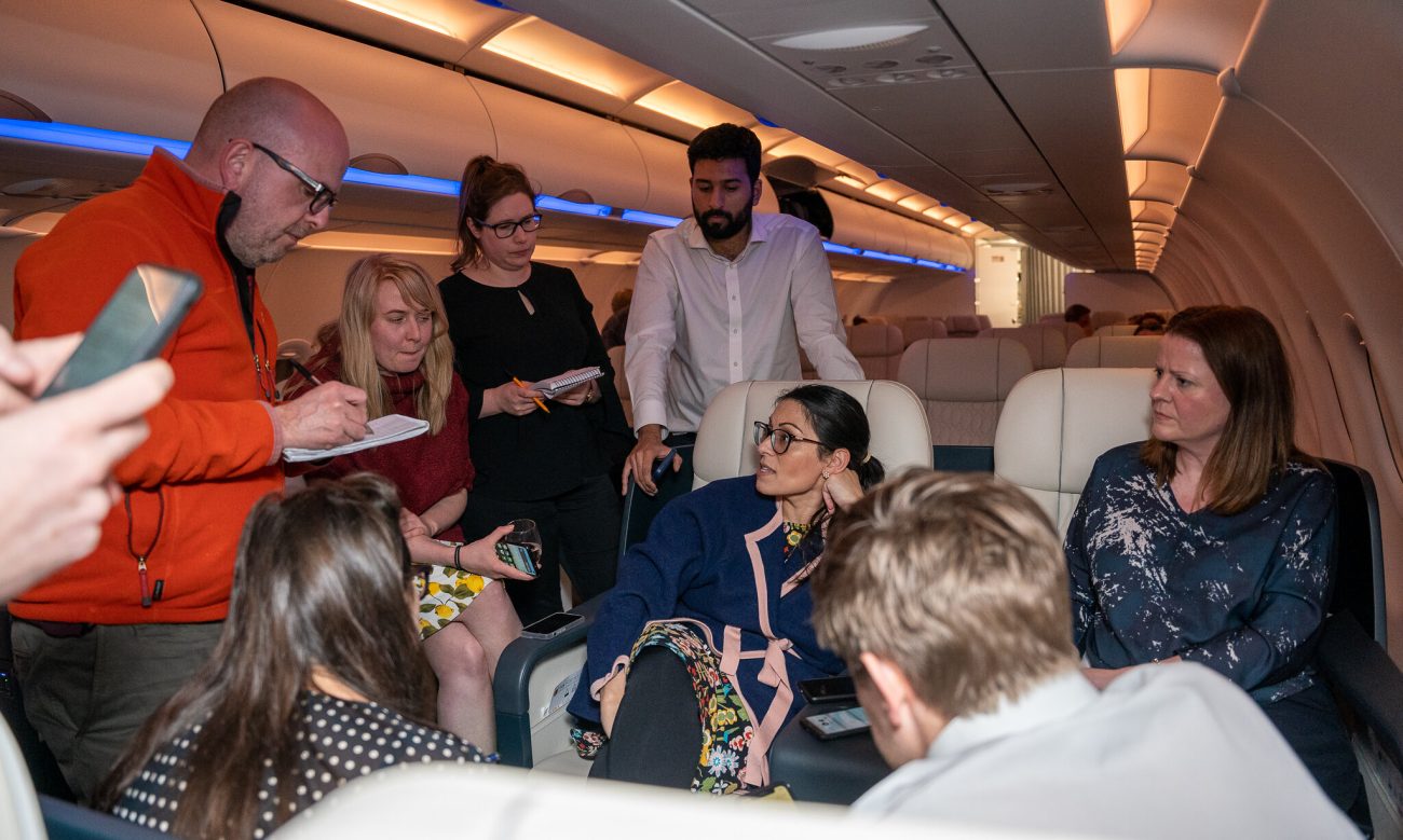 The first deportation flight to Rwanda is ready to set off - The ...