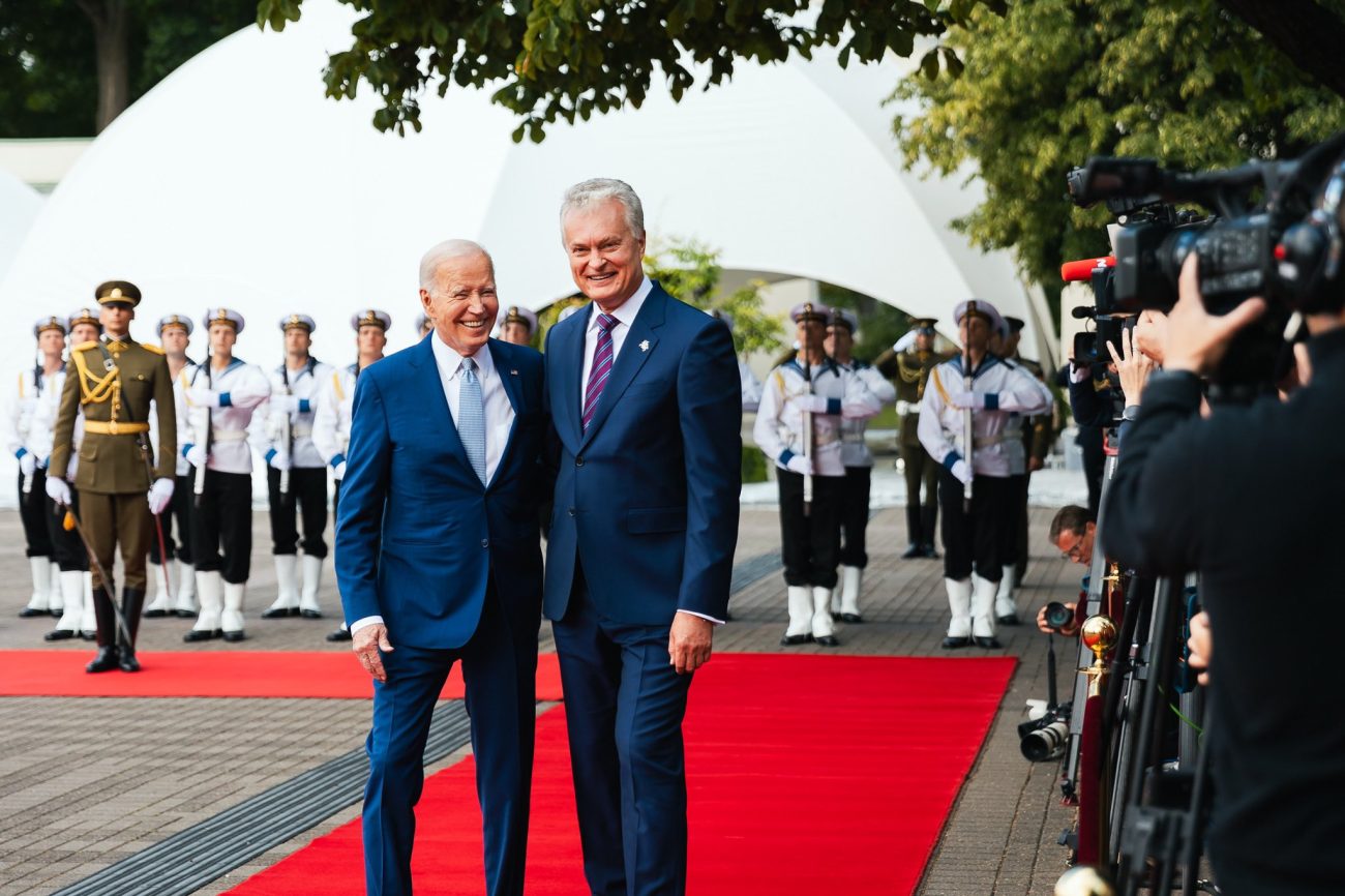 NATO Summit: President Biden Receives Order Of Vytautas The Great From ...