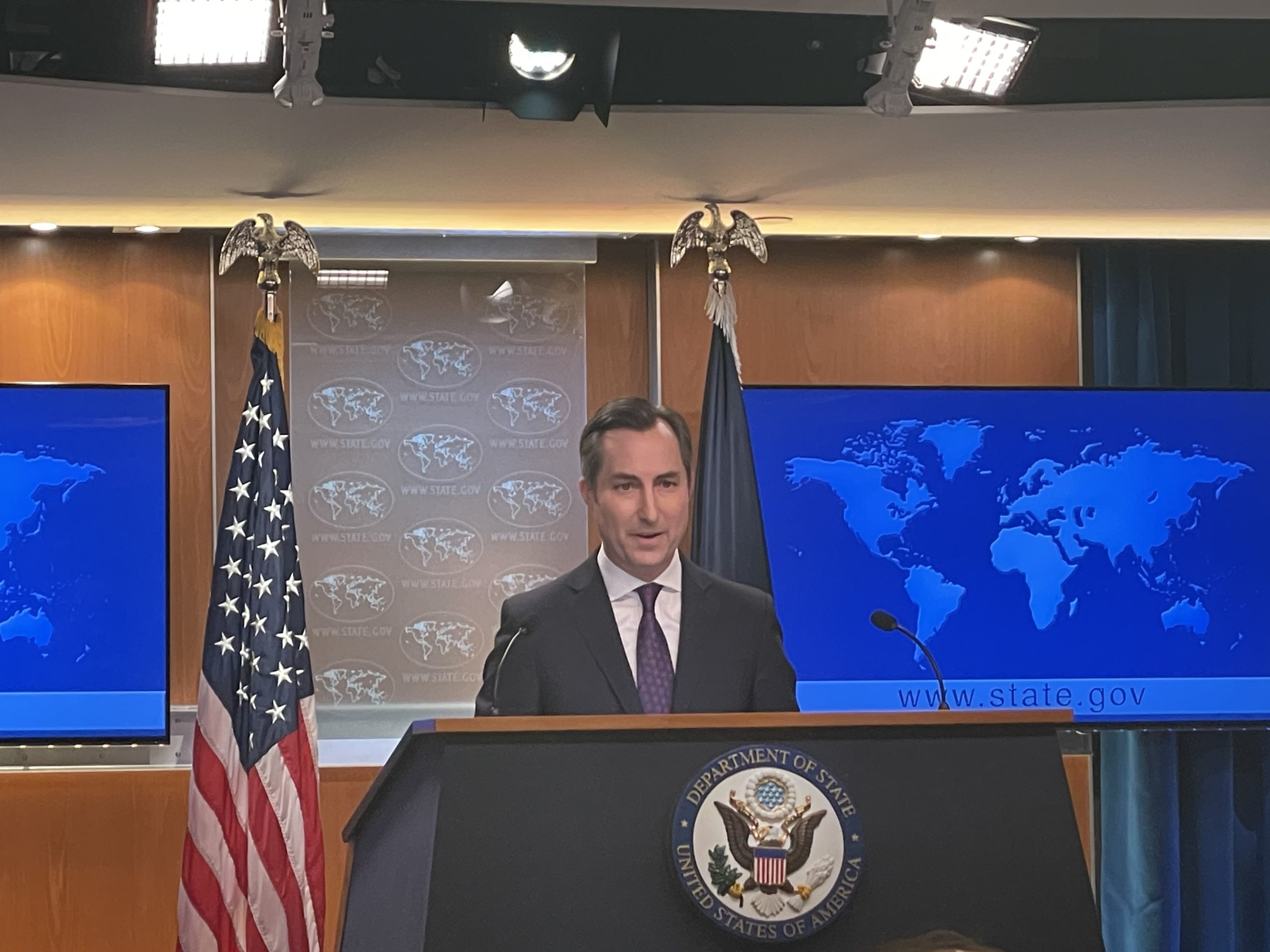 US State Department Spokesperson Matthew Miller Addresses Kosovo Prime ...
